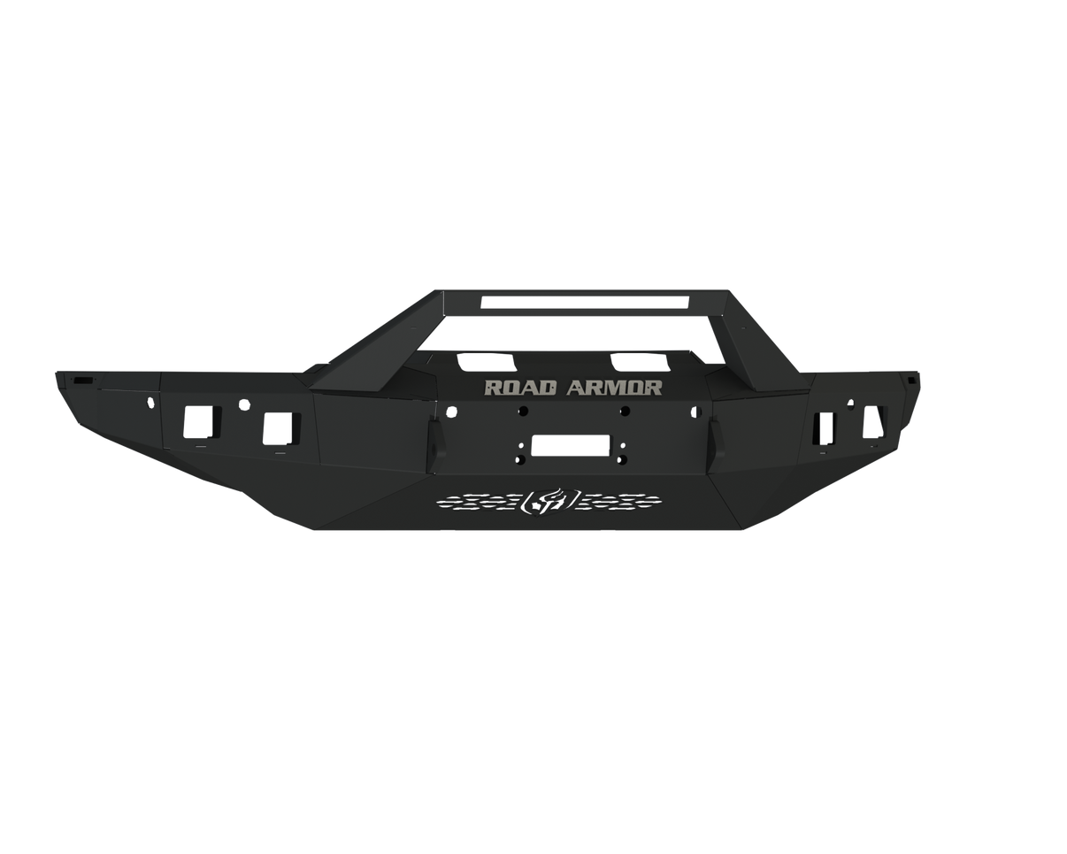 Stealth Front Winch Bumper with Sheet Metal Pre-runner – Road Armor