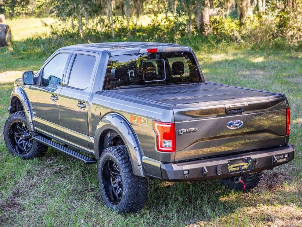 Stealth Rear Winch Bumper - Texture Black WARN M8000 / 9.5xp 2015-2020 ...