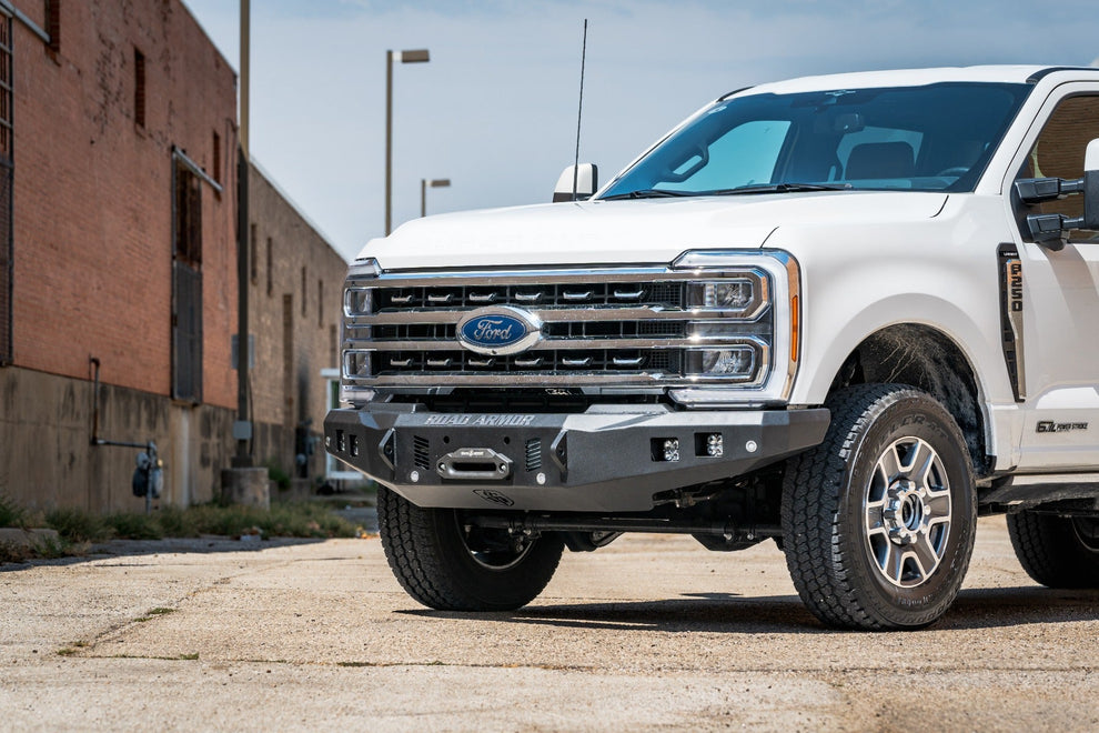 Stealth Front Winch Bumper - Texture Black 2023-2026 Ford F-250 F-350 ...